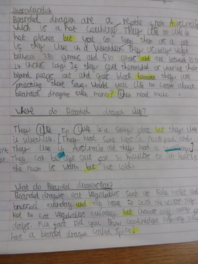 Y2 - Writing - Cookridge Primary