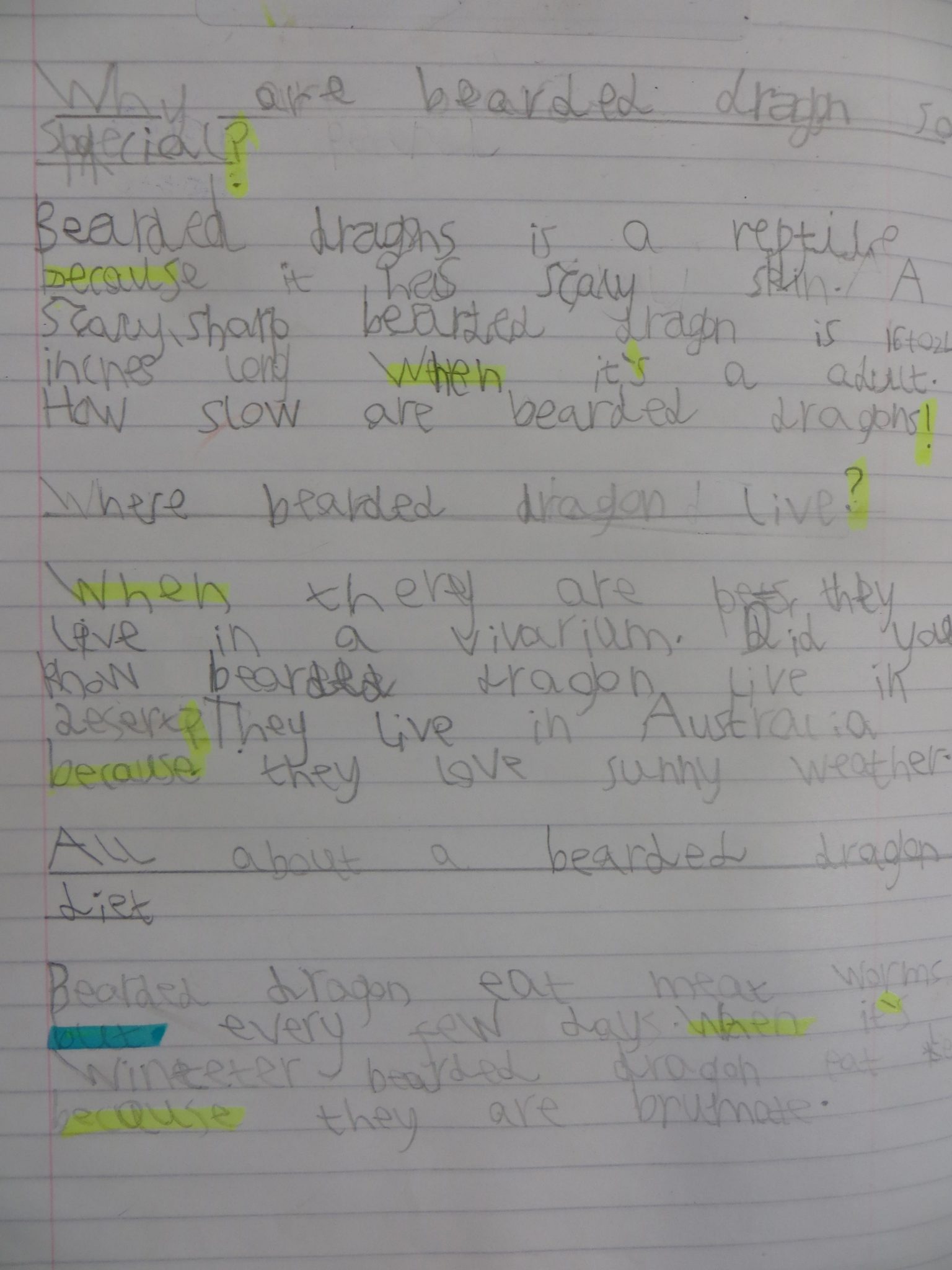Y2 - Writing - Cookridge Primary