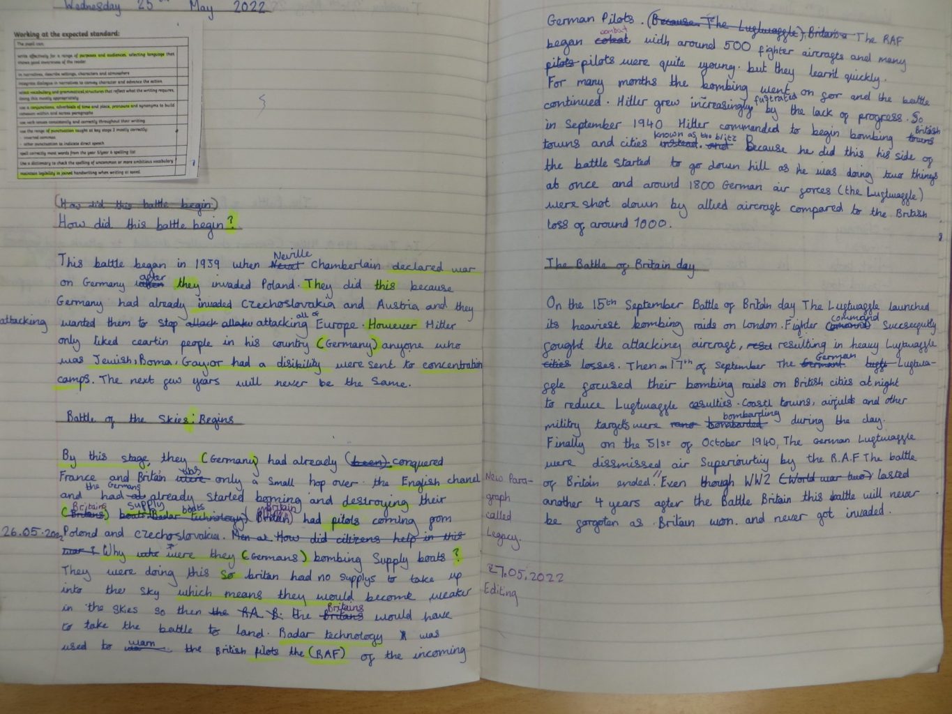 Y6 - Writing - Cookridge Primary