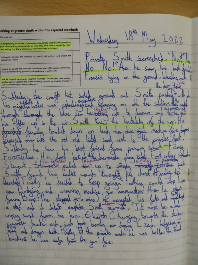 Y6 - Writing - Cookridge Primary