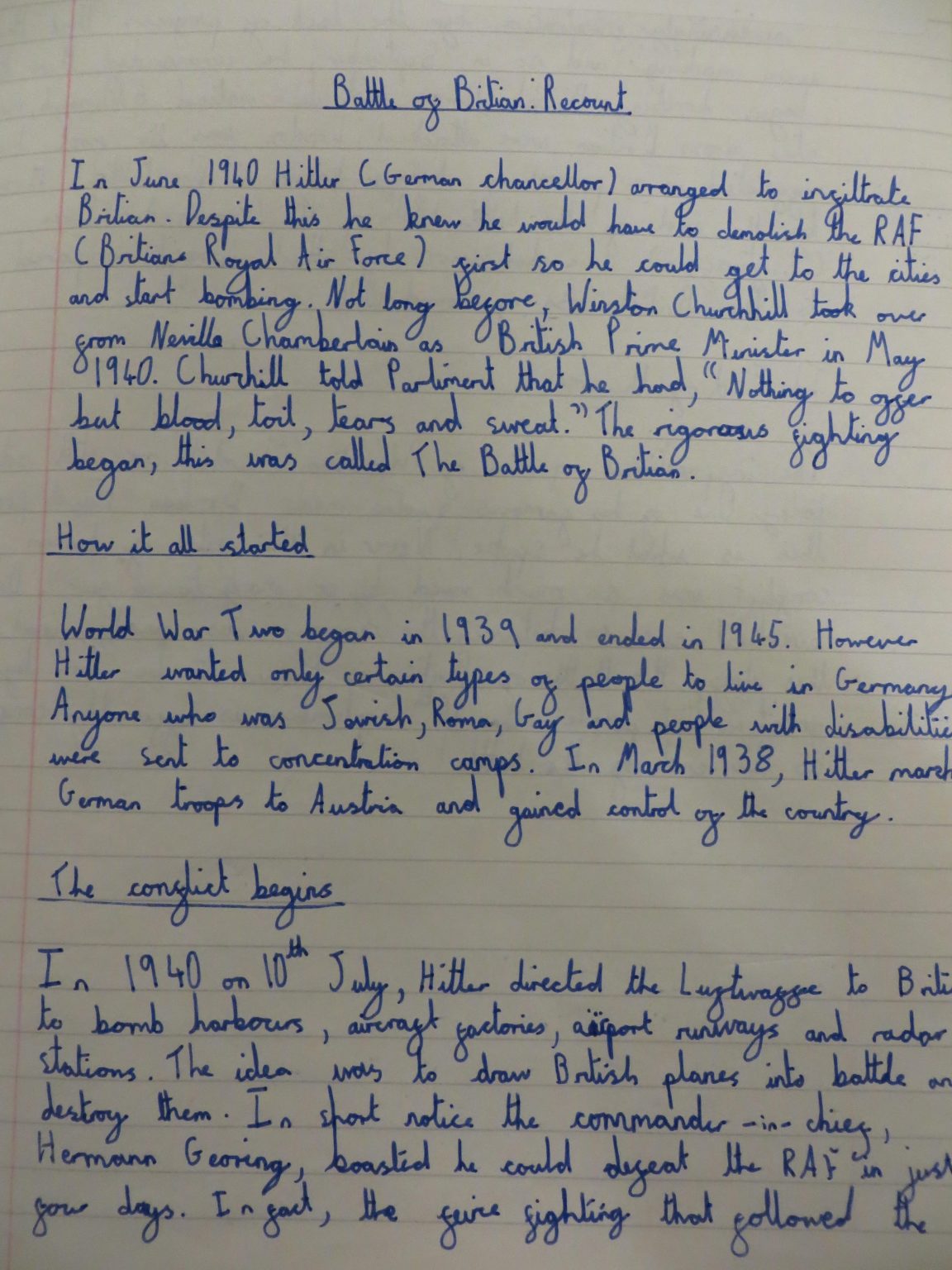 Y5 - Writing - Cookridge Primary