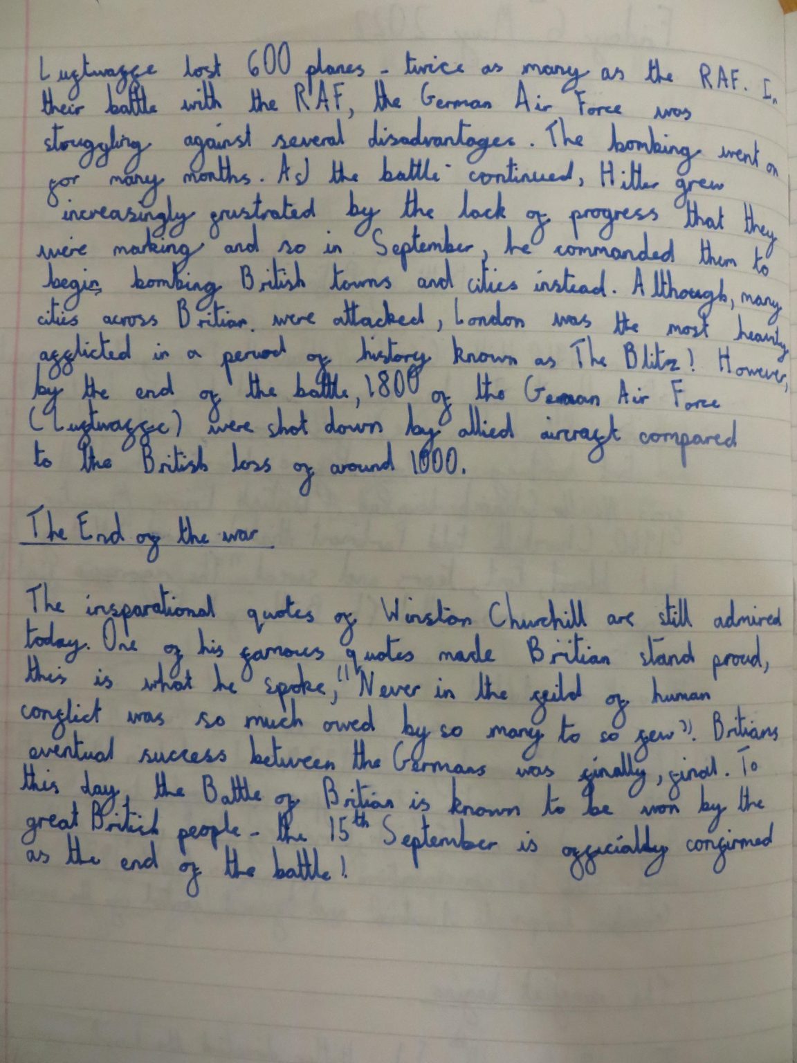 Y5 - Writing - Cookridge Primary