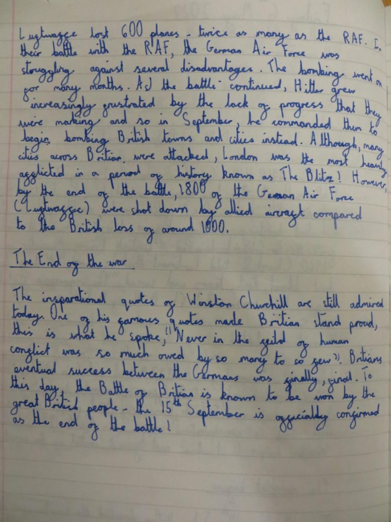 Y5 - Writing - Cookridge Primary