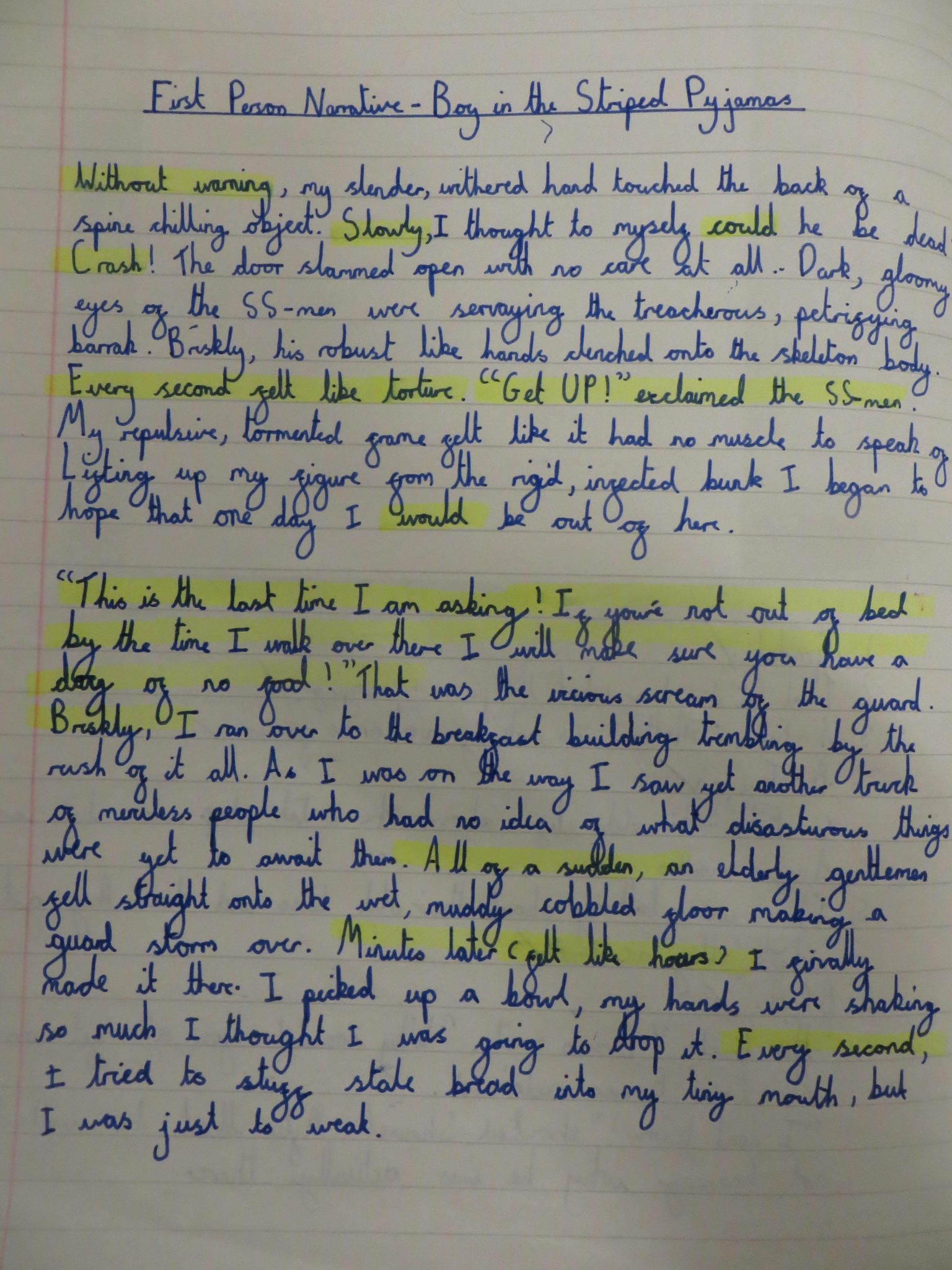 Y5 - Writing - Cookridge Primary