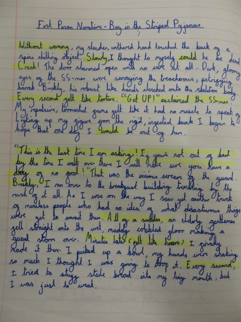 Y5 - Writing - Cookridge Primary