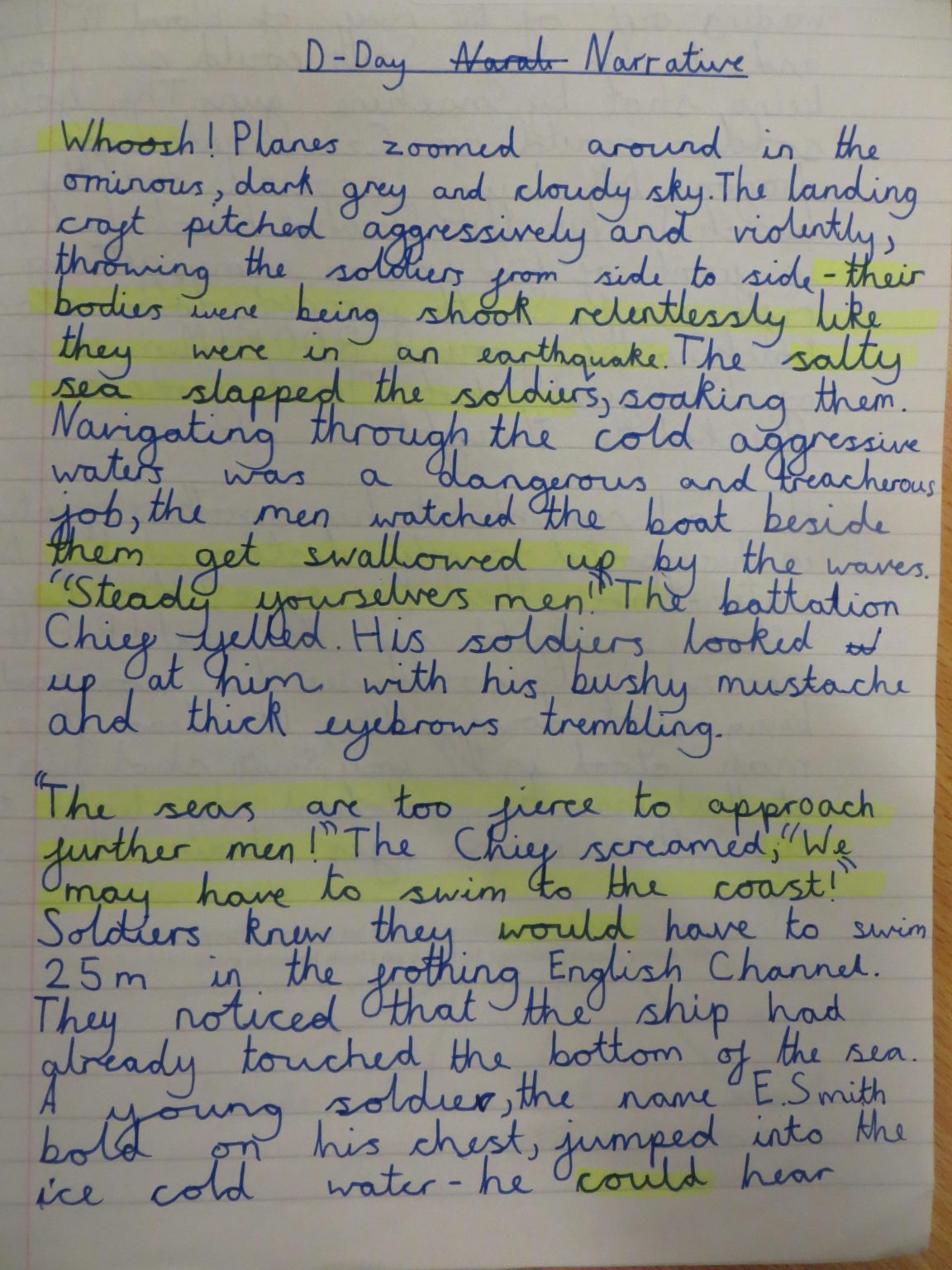 Y5 - Writing - Cookridge Primary