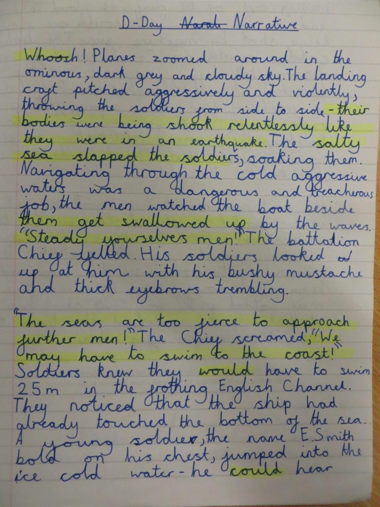 Y5 - Writing - Cookridge Primary