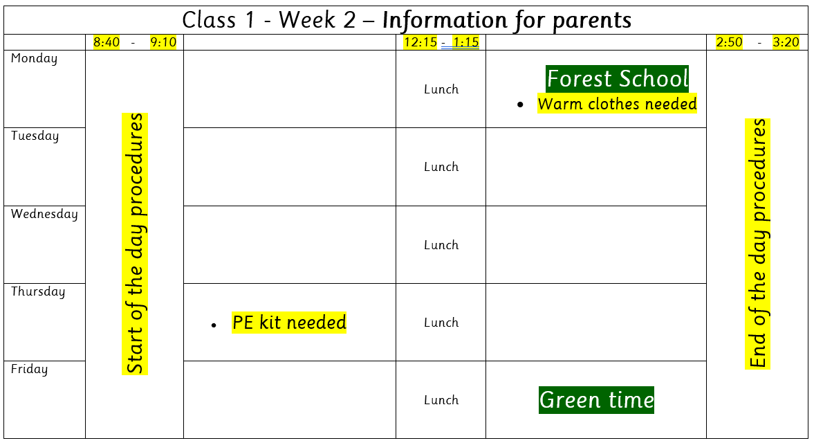 Class 1 - Cookridge Primary