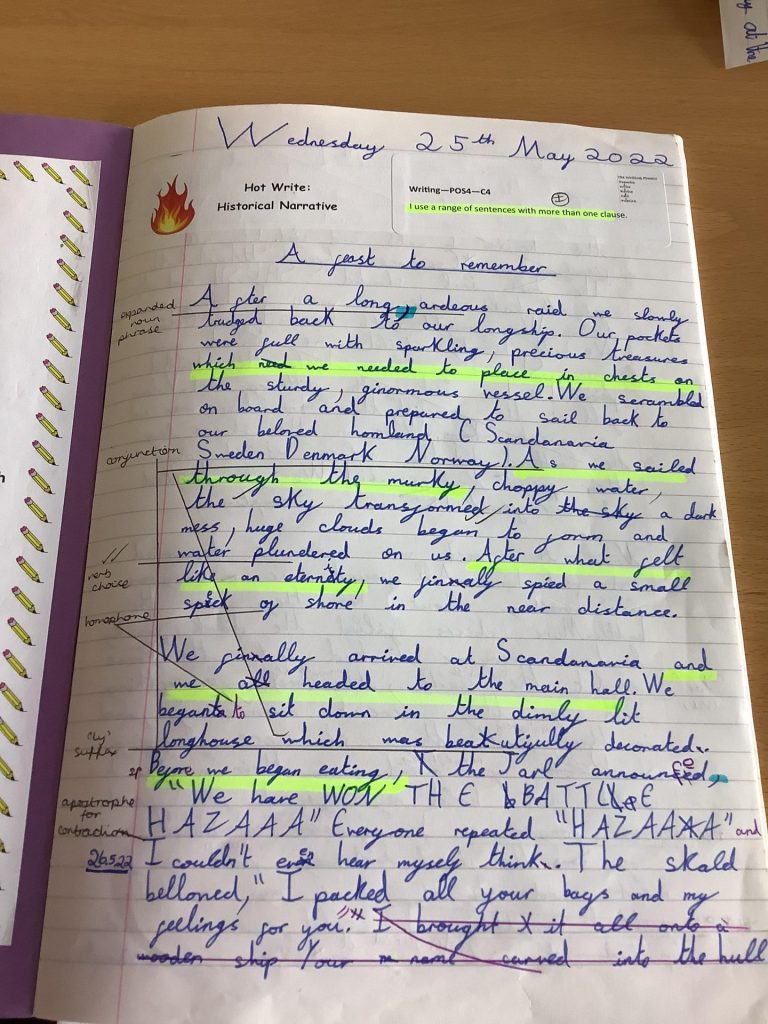 Y4 - Writing - Cookridge Primary