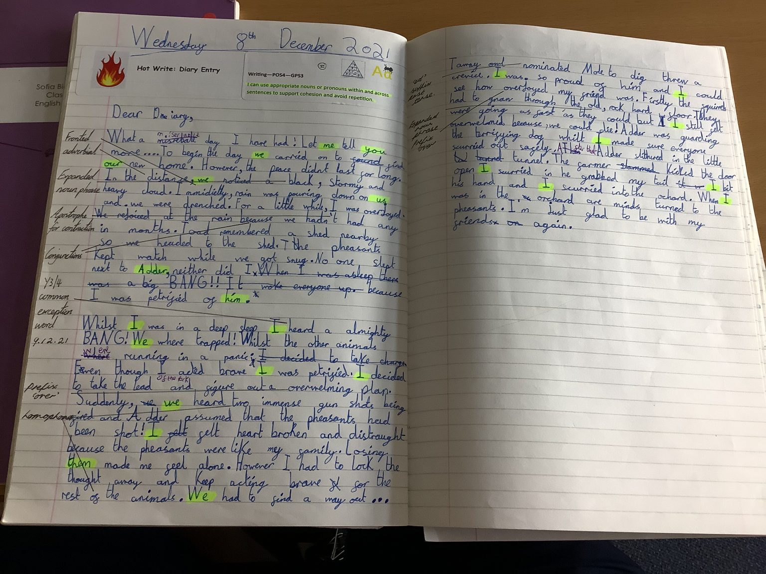 Y4 - Writing - Cookridge Primary