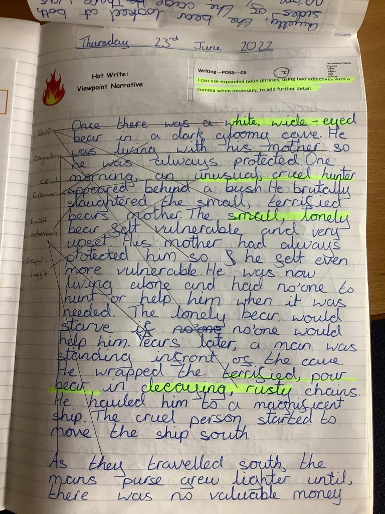 Y3 - Writing - Cookridge Primary