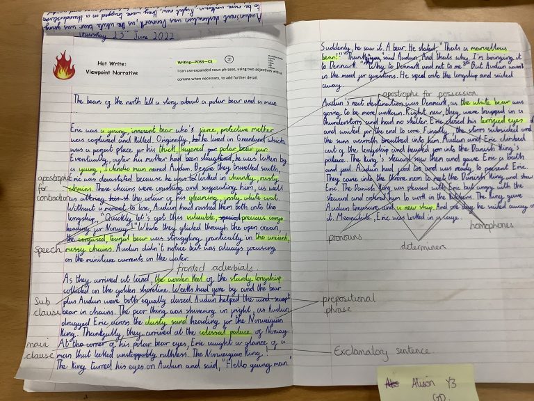 Y3 - Writing - Cookridge Primary