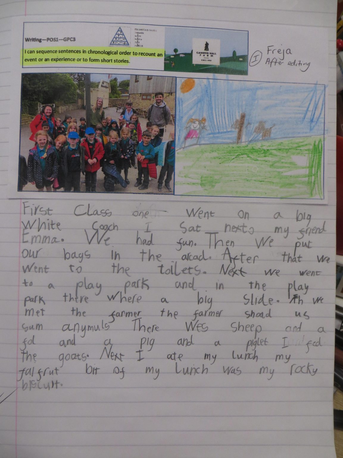 Y1 - Writing - Cookridge Primary