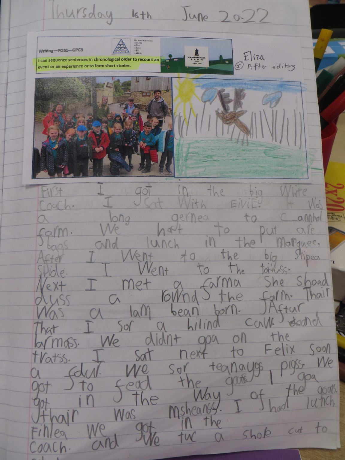 Y1 - Writing - Cookridge Primary