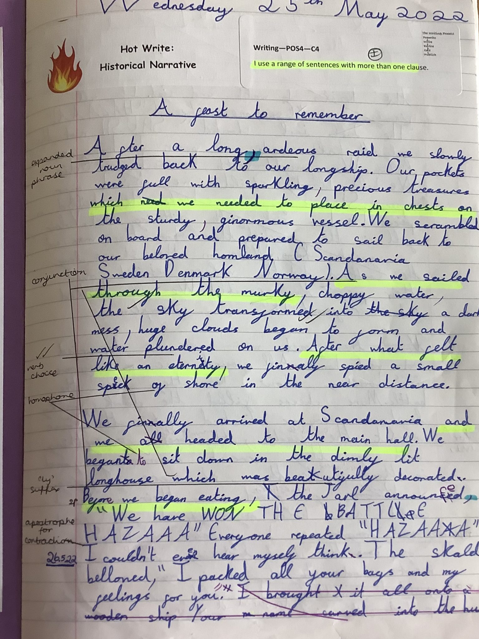Y4 - Writing - Cookridge Primary