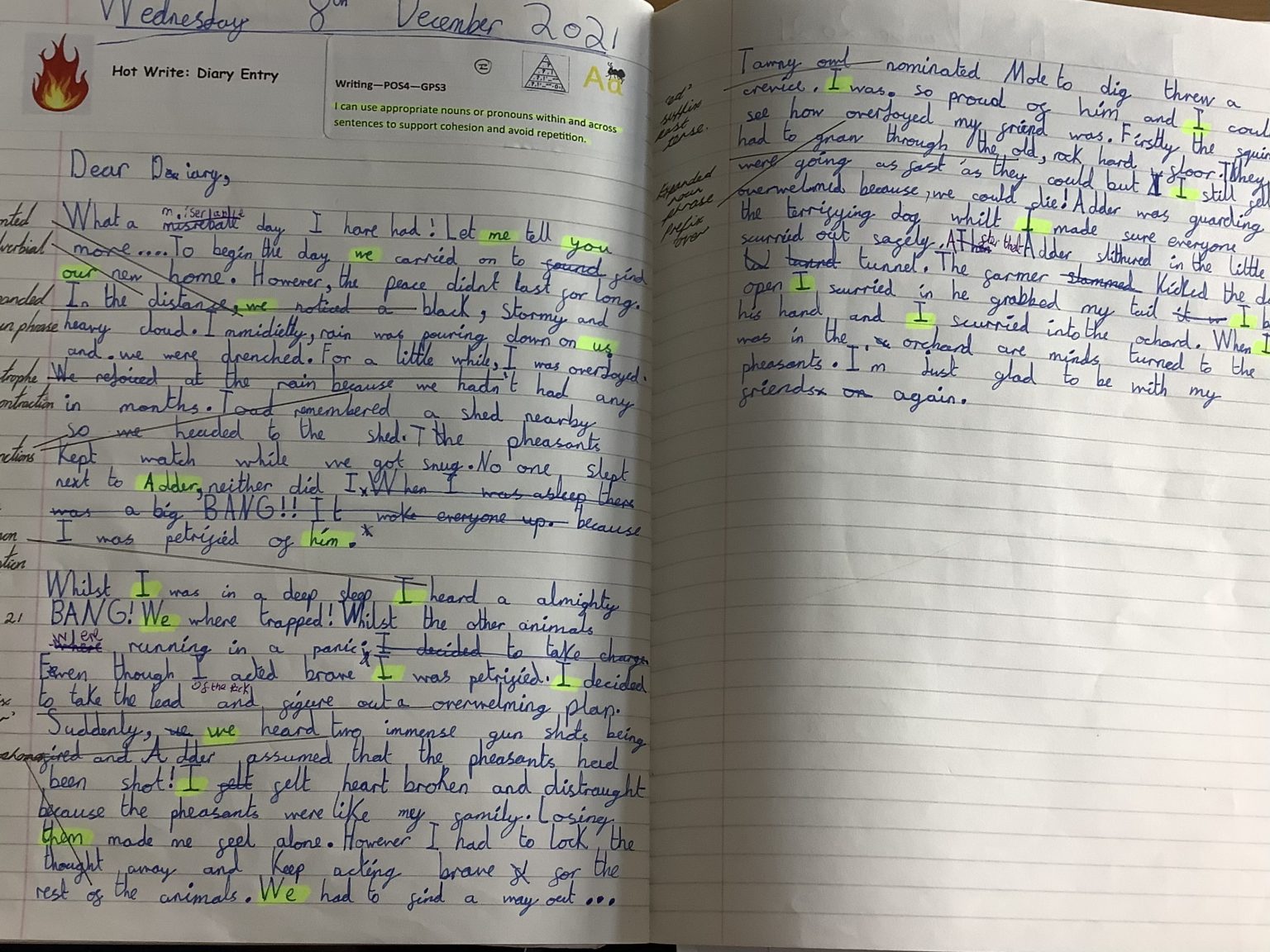 Y4 - Writing - Cookridge Primary