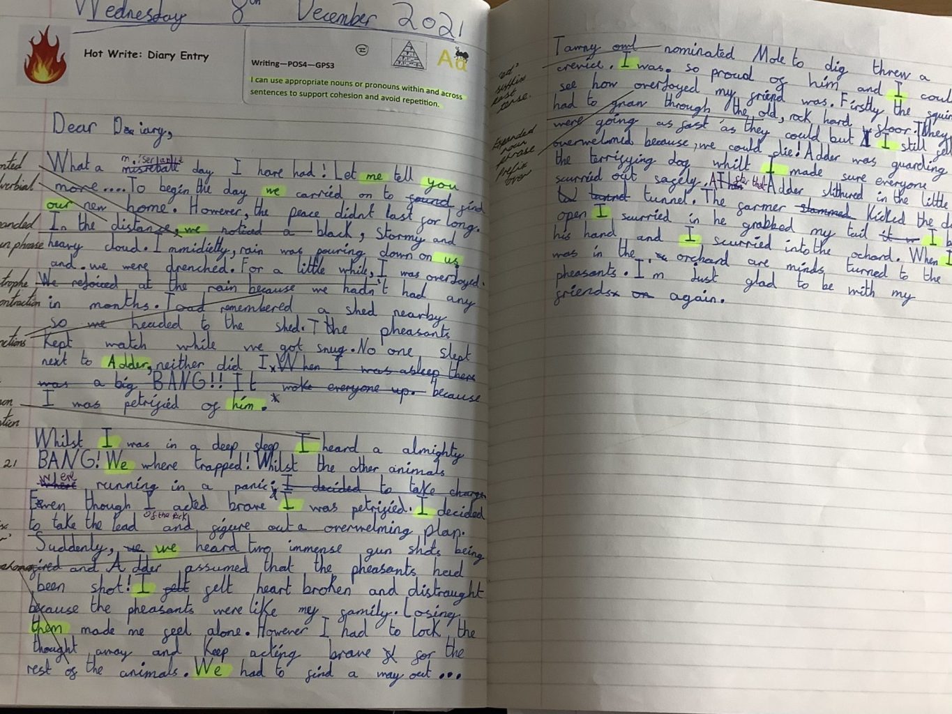 Y4 - Writing - Cookridge Primary